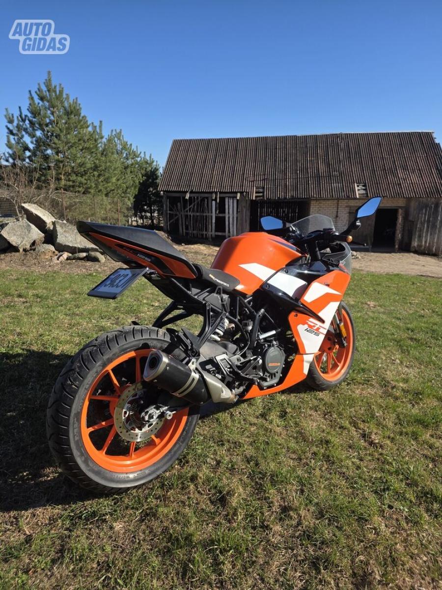 KTM RC 2018 in Ariogala, with an engine capacity of 0.13 L and mileage of 22 thousand km for 2500 €, photo 4 on AUTOMOTO.COM.LV