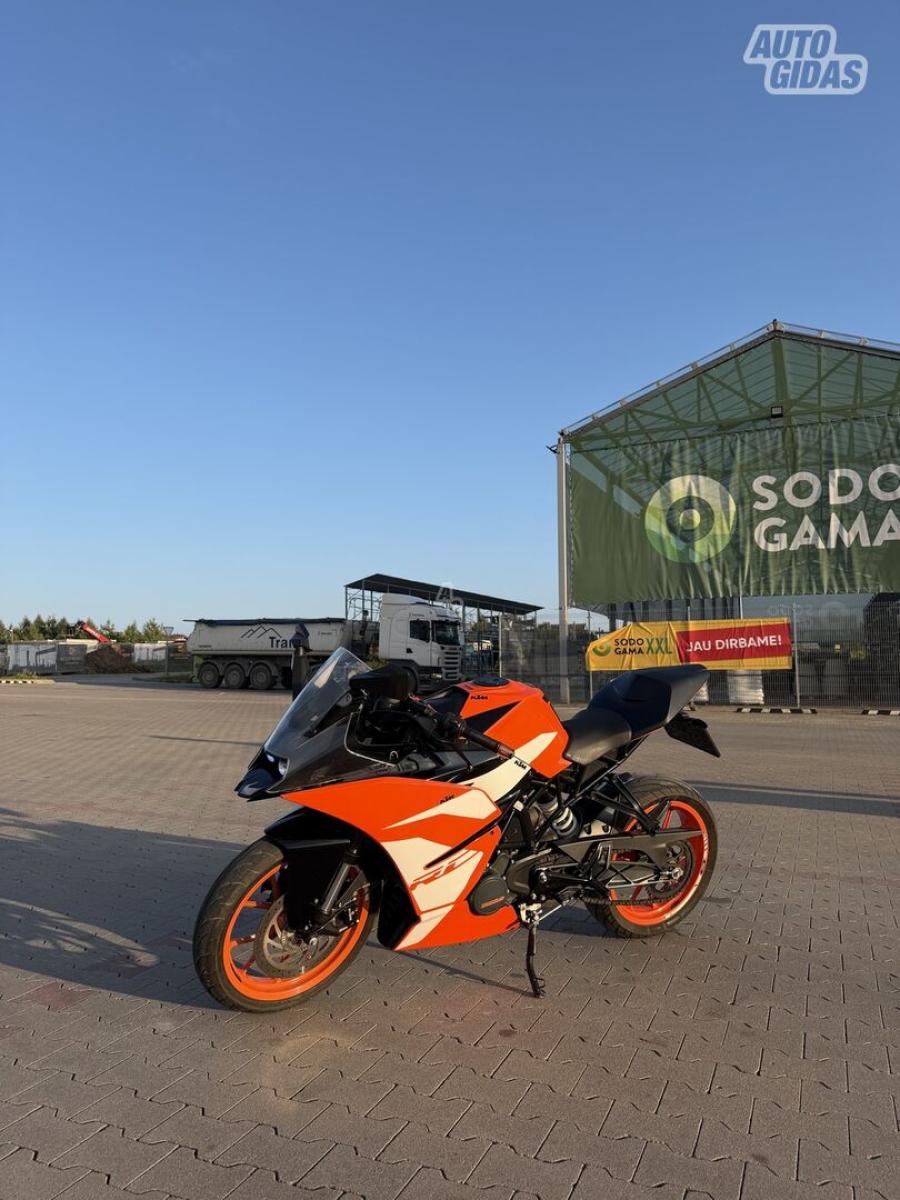 KTM RC 2018 in Mazeikiai, with an engine capacity of 0.13 L and mileage of 27 thousand km for 2350 €, photo 3 on AUTOMOTO.COM.LV