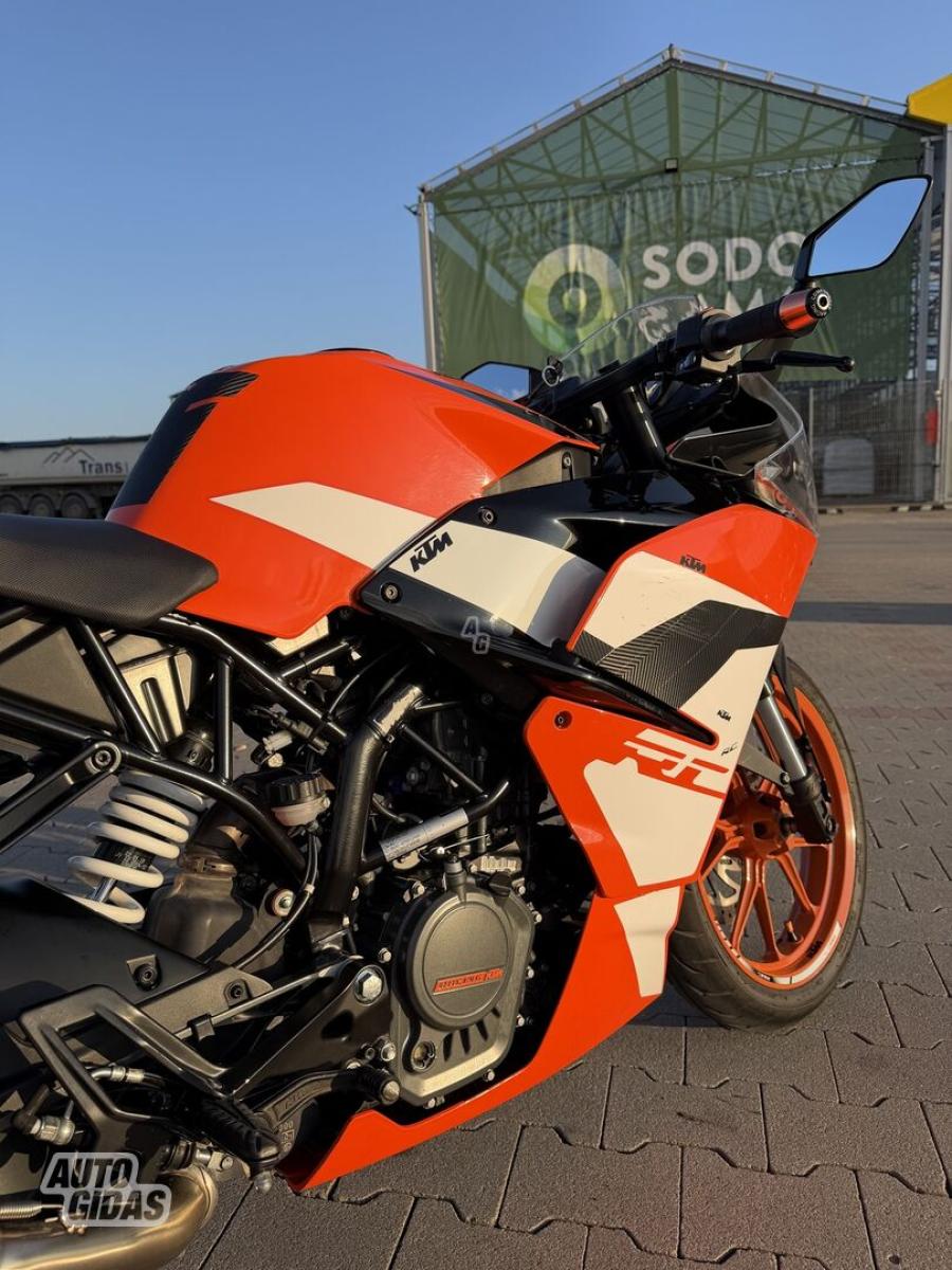 KTM RC 2018 in Mazeikiai, with an engine capacity of 0.13 L and mileage of 27 thousand km for 2350 €, photo 4 on AUTOMOTO.COM.LV
