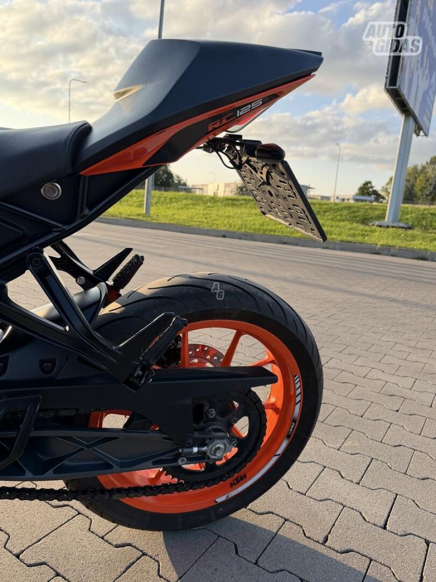 KTM RC 2018 in Mazeikiai, with an engine capacity of 0.13 L and mileage of 27 thousand km for 2350 €, photo 6 on AUTOMOTO.COM.LV