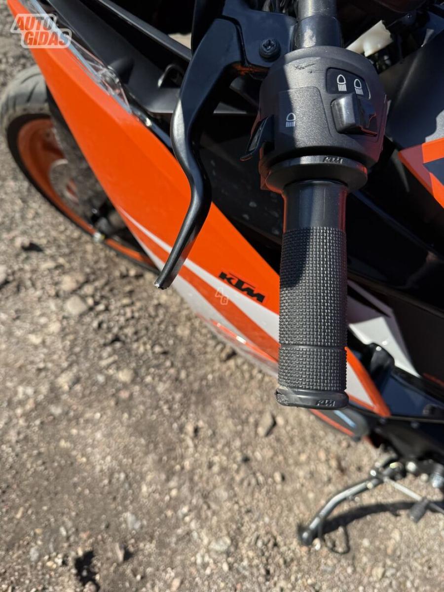 KTM RC 2019 in Klaipeda, with an engine capacity of 0.13 L and mileage of 15 thousand km for 1900 €, photo 9 on AUTOMOTO.COM.LV