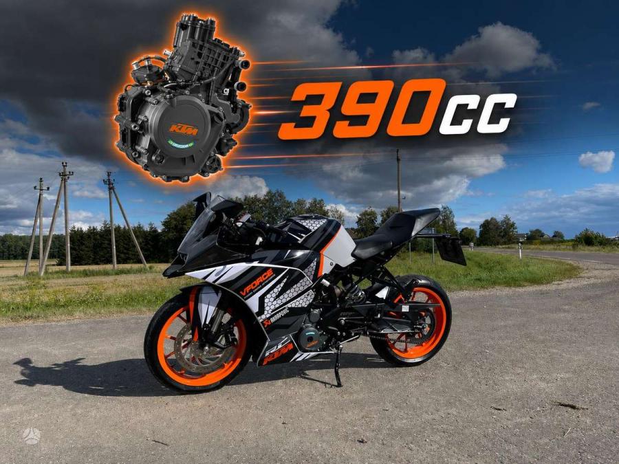 KTM RC 2019 Vilkaviškis, ar dzinēja tilpumu 0.13 L un nobraukumu 3 tūkst. km par 3999 €, foto 1 vietnē AUTOMOTO.COM.LV