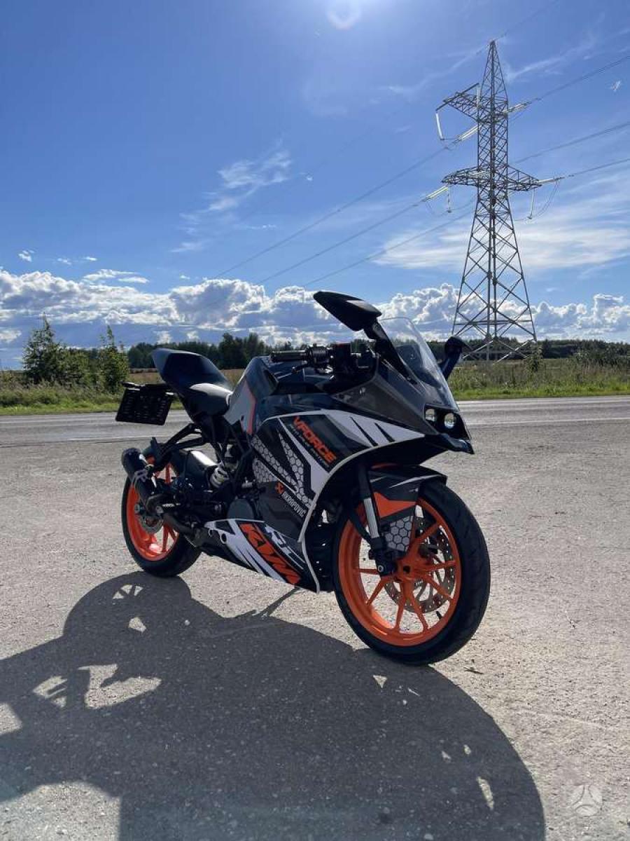 KTM RC 2019 Vilkaviškis, ar dzinēja tilpumu 0.13 L un nobraukumu 3 tūkst. km par 3999 €, foto 5 vietnē AUTOMOTO.COM.LV