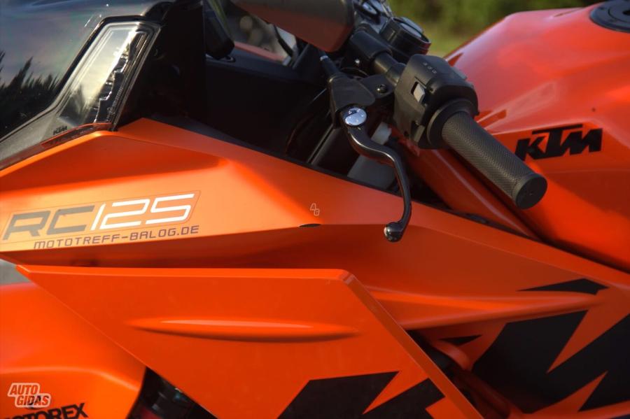 KTM RC 2023 in Silute, with an engine capacity of 0.13 L and mileage of 14 thousand km for 2999 €, photo 10 on AUTOMOTO.COM.LV