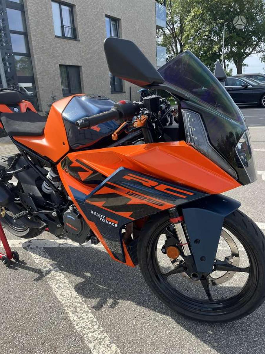 KTM RC 2024 Klaipėda, ar dzinēja tilpumu 0.13 L un nobraukumu 9 tūkst. km par 3700 €, foto 3 vietnē AUTOMOTO.COM.LV