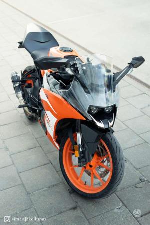 Orange KTM RC 2017 in Vilnius, with an engine capacity of 0.13 L and mileage of 38 thousand km for 2500 €, photo 3 on AUTOMOTO.COM.LV