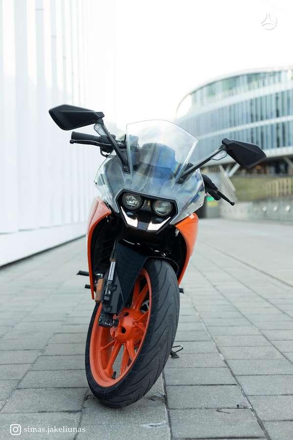 Orange KTM RC 2017 in Vilnius, with an engine capacity of 0.13 L and mileage of 38 thousand km for 2500 €, photo 5 on AUTOMOTO.COM.LV