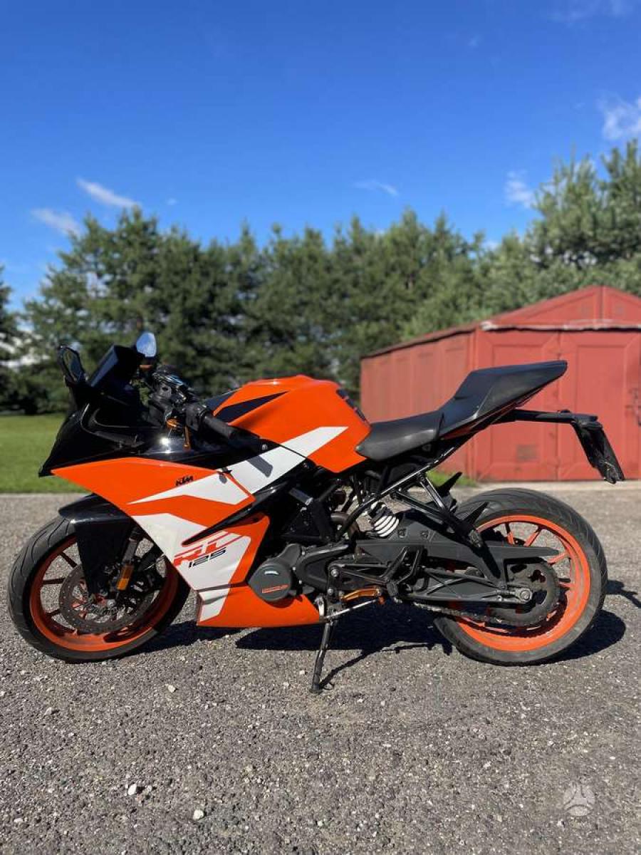 Oranžs KTM RC 2018 Kauņa, ar dzinēja tilpumu 0.13 L un nobraukumu 22 tūkst. km par 2000 €, foto 5 vietnē AUTOMOTO.COM.LV
