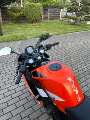 Orange KTM RC 2018 in Mazeikiai, with an engine capacity of 0.13 L and mileage of 28 thousand km for 2050 €, photo 11 on AUTOMOTO.COM.LV