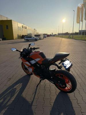 Orange KTM RC 2018 in Mazeikiai, with an engine capacity of 0.13 L and mileage of 27 thousand km for 2350 €, photo 8 on AUTOMOTO.COM.LV