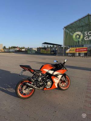 Orange KTM RC 2018 in Mazeikiai, with an engine capacity of 0.13 L and mileage of 27 thousand km for 2350 €, photo 10 on AUTOMOTO.COM.LV