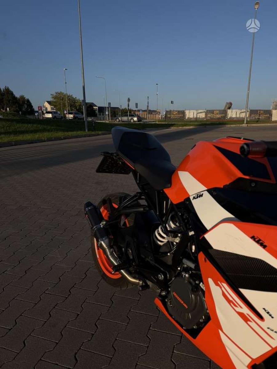Orange KTM RC 2018 in Mazeikiai, with an engine capacity of 0.13 L and mileage of 27 thousand km for 2350 €, photo 11 on AUTOMOTO.COM.LV