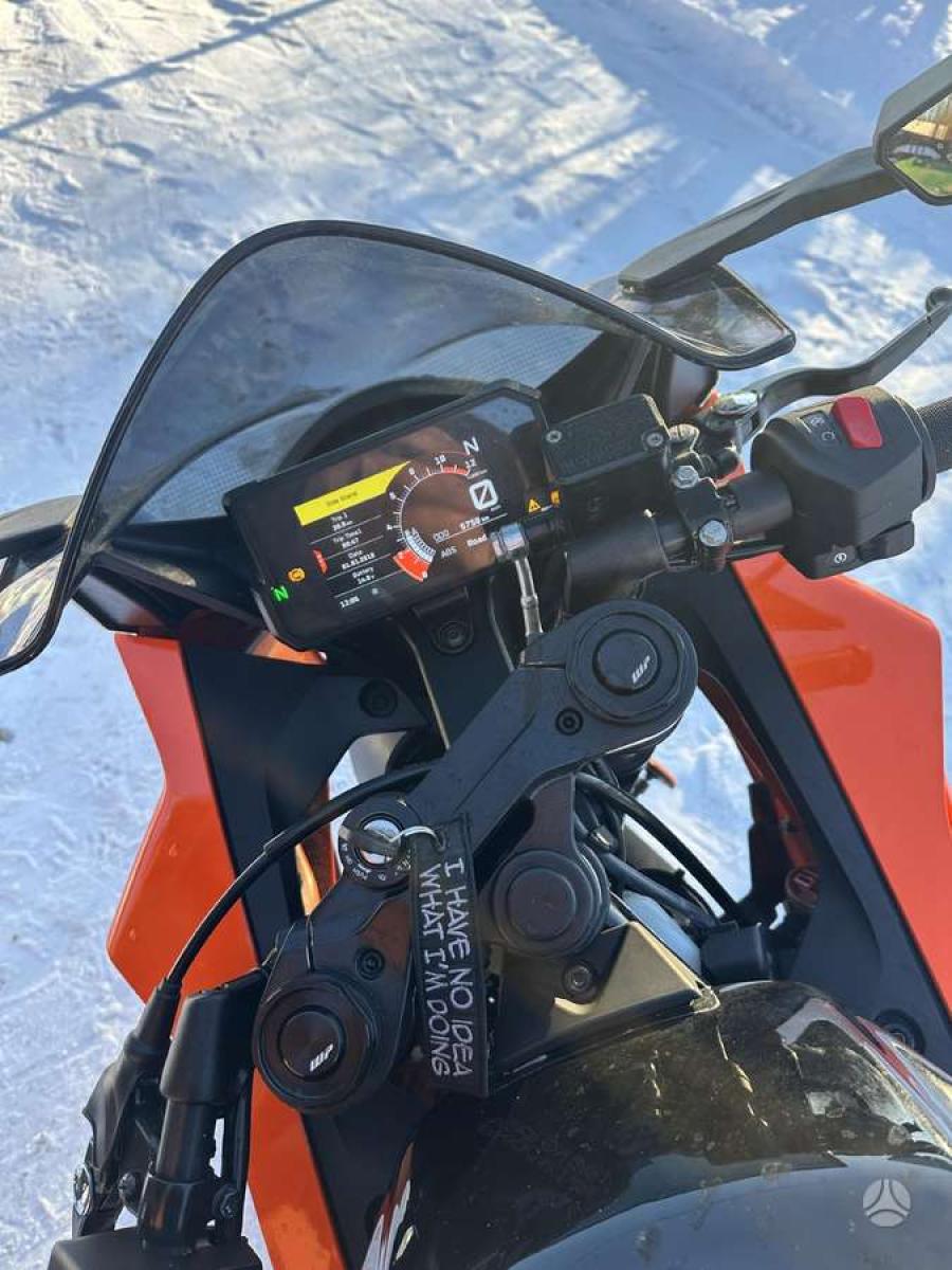 Orange KTM RC 2024 in Radviliskis, with an engine capacity of 0.13 L and mileage of 6 thousand km for 3500 €, photo 17 on AUTOMOTO.COM.LV