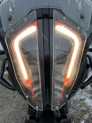Black KTM Super Adventure 2020 in Elektrenai, with an engine capacity of 1.30 L and mileage of 105 thousand km for 7000 €, photo 26 on AUTOMOTO.COM.LV