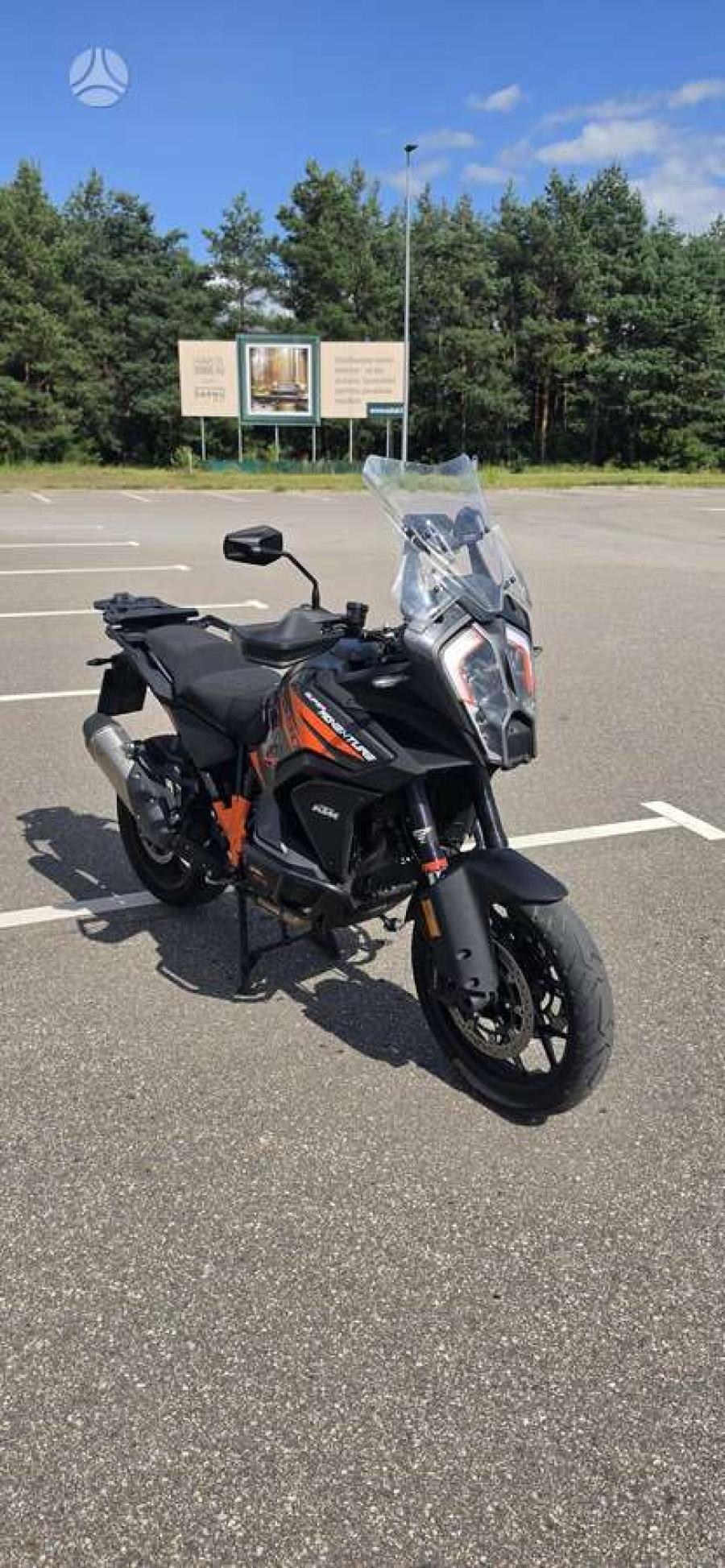 Black KTM Super Adventure 2021 in Vilnius, with an engine capacity of 1.29 L and mileage of 40 thousand km for 12000 €, photo 1 on AUTOMOTO.COM.LV
