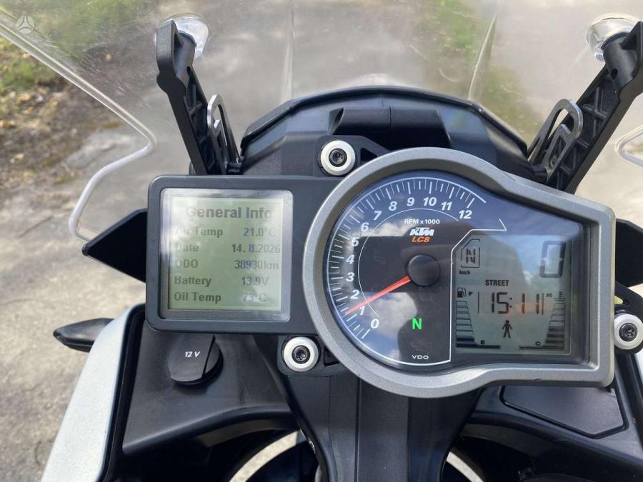 KTM Super Adventure 2015 Mažeikiai, ar dzinēja tilpumu 1.19 L un nobraukumu 38 tūkst. km par 5950 €, foto 18 vietnē AUTOMOTO.COM.LV