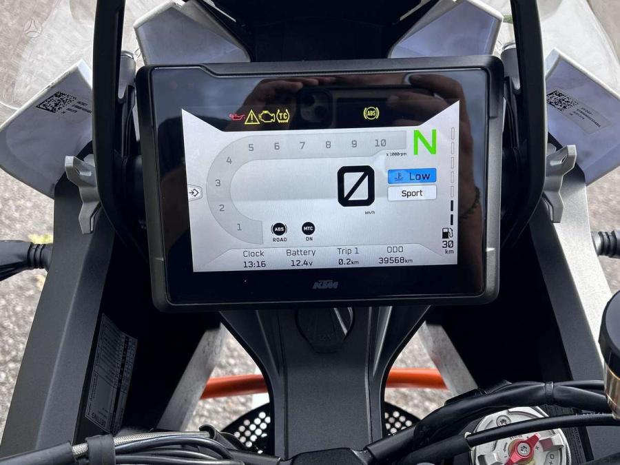 KTM Super Adventure 2021 in Siauliai, with an engine capacity of 1.30 L and mileage of 40 thousand km for 11990 €, photo 13 on AUTOMOTO.COM.LV