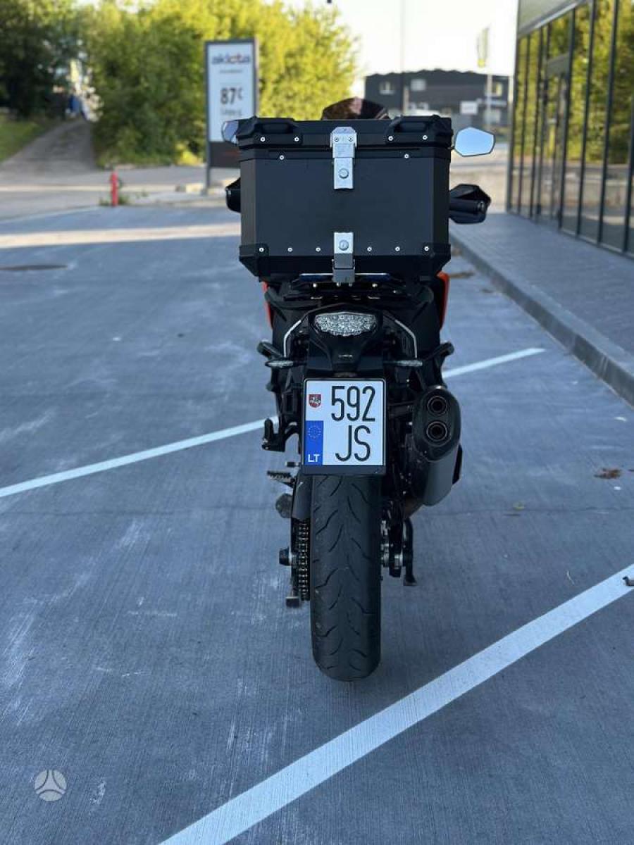 Orange KTM Super Adventure 2017 in Klaipeda, with an engine capacity of 1.30 L and mileage of 50 thousand km for 8599 €, photo 7 on AUTOMOTO.COM.LV