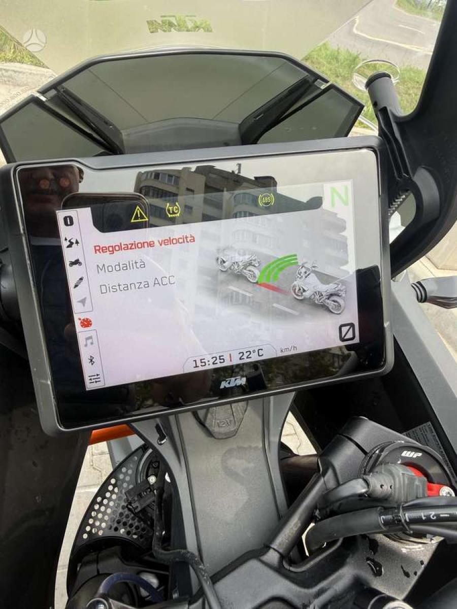 Orange KTM Super Adventure 2021 in Vilnius, with an engine capacity of 1.30 L and mileage of 7 thousand km for 12000 €, photo 15 on AUTOMOTO.COM.LV