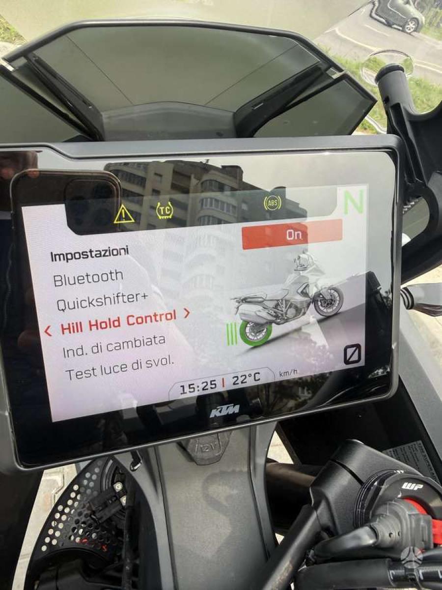 Orange KTM Super Adventure 2021 in Vilnius, with an engine capacity of 1.30 L and mileage of 7 thousand km for 12000 €, photo 17 on AUTOMOTO.COM.LV