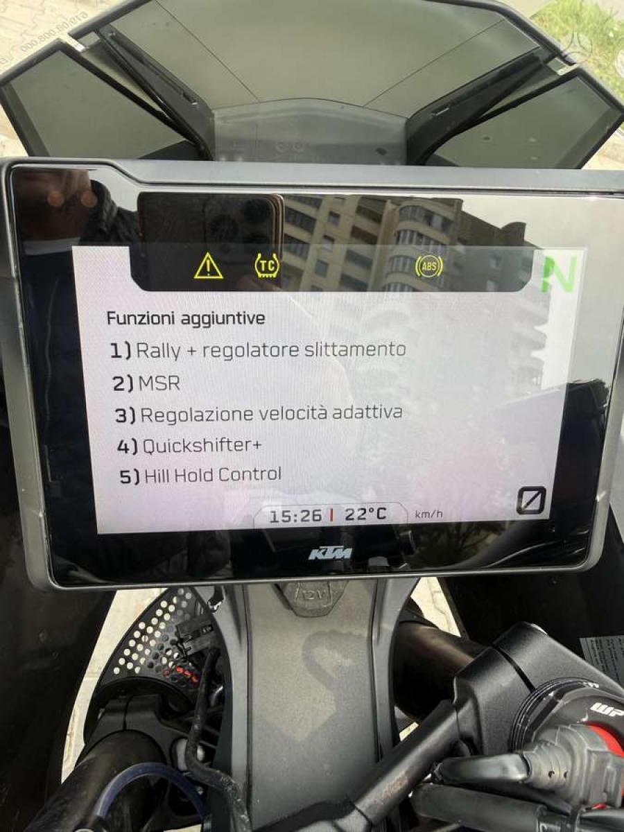 Orange KTM Super Adventure 2021 in Vilnius, with an engine capacity of 1.30 L and mileage of 7 thousand km for 12000 €, photo 18 on AUTOMOTO.COM.LV