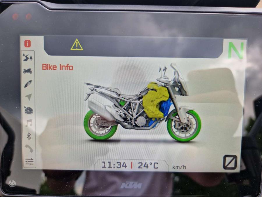 Oranžs KTM Super Adventure 2024 Viļņa, ar dzinēja tilpumu 1.30 L un nobraukumu 2 tūkst. km par 14900 €, foto 22 vietnē AUTOMOTO.COM.LV