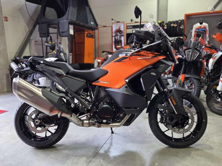 Orange KTM Super Adventure 2026 in Vilnius, with an engine capacity of 1.35 L and mileage of 0 thousand km for 20570 €, photo 4 on AUTOMOTO.COM.LV