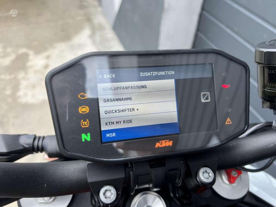 KTM Super Duke 2019 in Vilkaviskis, with an engine capacity of 1.30 L and mileage of 11 thousand km for 5700 €, photo 25 on AUTOMOTO.COM.LV