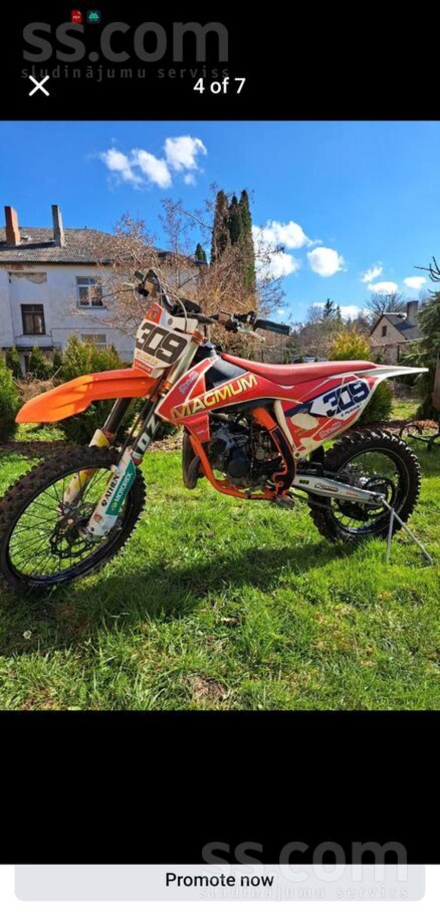 KTM SX 85 2022 Talsi, ar dzinēja tilpumu 85.00 L un nobraukumu 0 tūkst. km par 2000 €, foto 4 vietnē AUTOMOTO.COM.LV