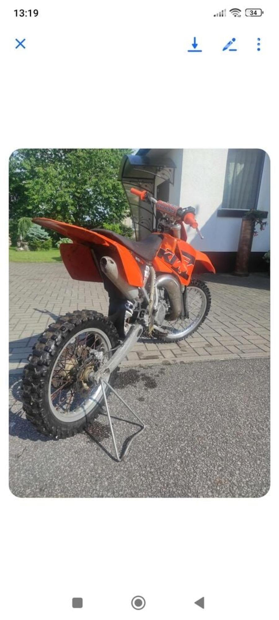 KTM SX 2007 in Plunge, with an engine capacity of 0.00 L and mileage of 0 thousand km for 1300 €, photo 2 on AUTOMOTO.COM.LV
