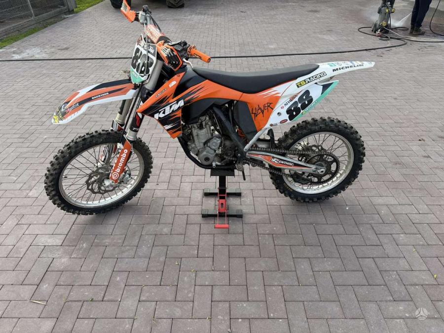 KTM SX 2012 Šilalė, ar dzinēja tilpumu 0.35 L un nobraukumu 100 tūkst. km par 2600 €, foto 4 vietnē AUTOMOTO.COM.LV
