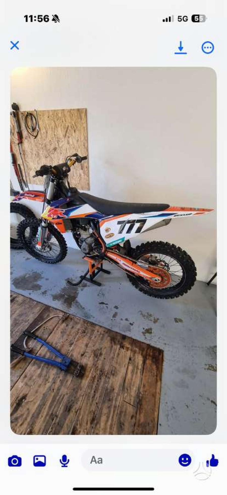 KTM SX 2020 in Panevezys, with an engine capacity of 0.35 L and mileage of 160 thousand km for 3750 €, photo 5 on AUTOMOTO.COM.LV
