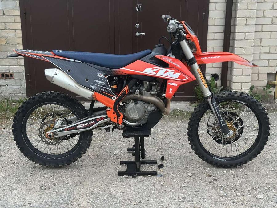 KTM SX 2022 Panevēža, ar dzinēja tilpumu 0.45 L un nobraukumu 100 tūkst. km par 3750 €, foto 6 vietnē AUTOMOTO.COM.LV