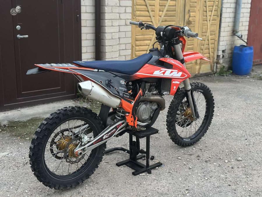 KTM SX 2022 Panevēža, ar dzinēja tilpumu 0.45 L un nobraukumu 100 tūkst. km par 3750 €, foto 7 vietnē AUTOMOTO.COM.LV
