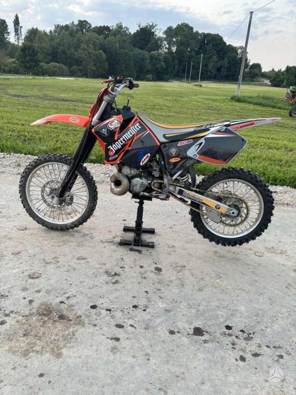 Orange KTM SX 1998 in Kelme, with an engine capacity of 0.25 L and mileage of 0 thousand km for 2000 €, photo 1 on AUTOMOTO.COM.LV