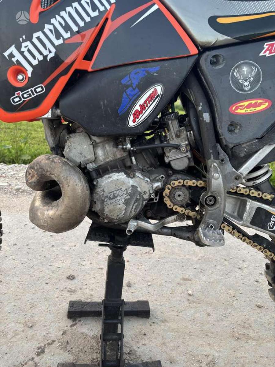 Orange KTM SX 1998 in Kelme, with an engine capacity of 0.25 L and mileage of 0 thousand km for 2000 €, photo 6 on AUTOMOTO.COM.LV