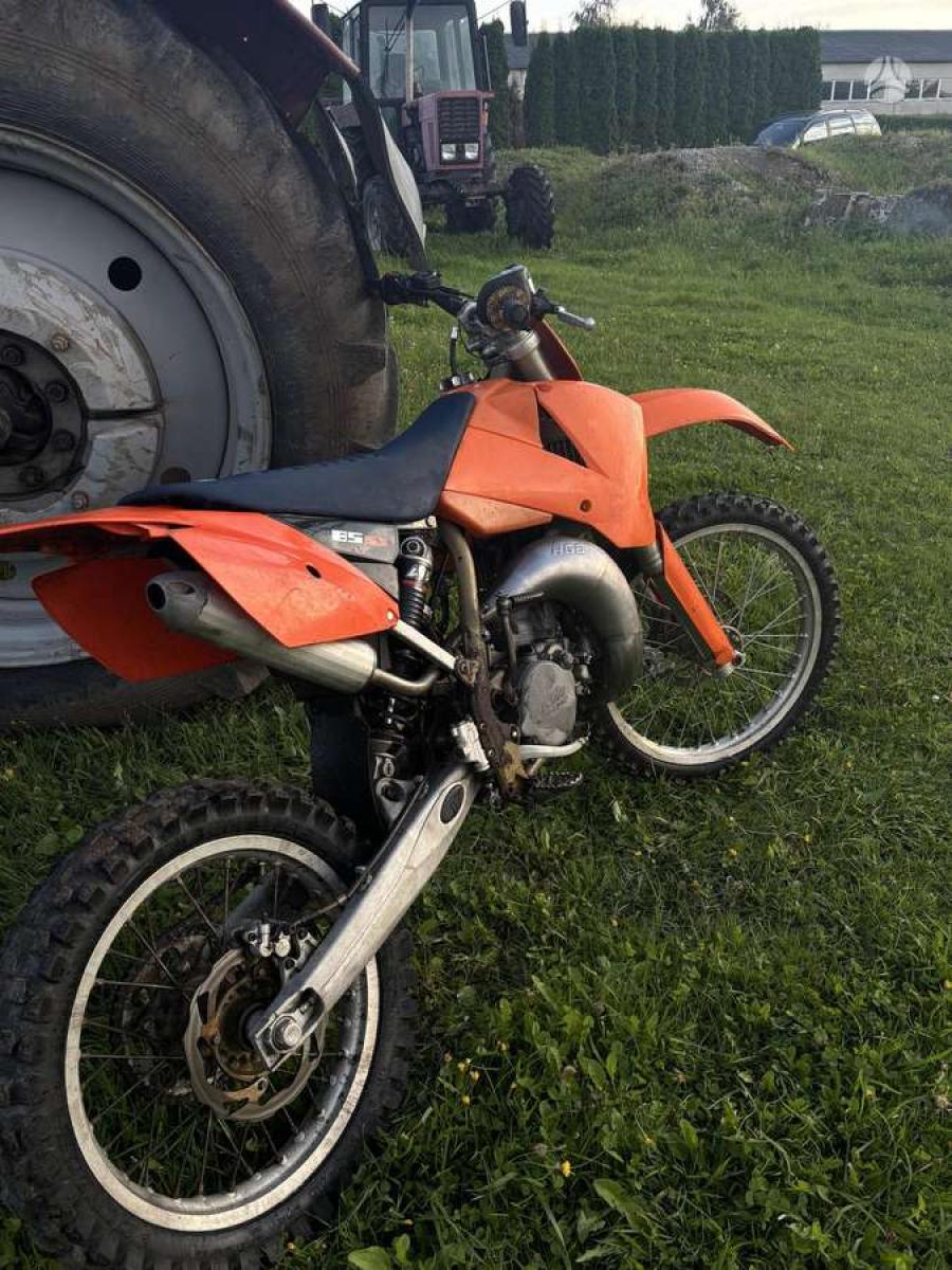 Orange KTM SX 2009 in Alytus, with an engine capacity of 85.00 L and mileage of 500 thousand km for 1250 €, photo 5 on AUTOMOTO.COM.LV