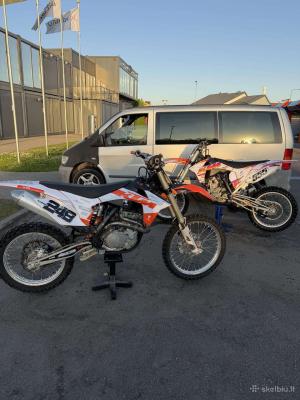 Orange KTM SX 2012 in Vilnius, with an engine capacity of 0.45 L and mileage of 174 thousand km for 3000 €, photo  on AUTOMOTO.COM.LV