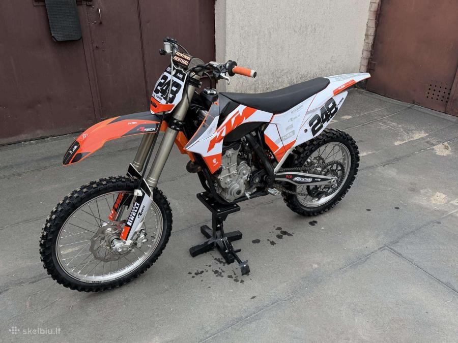 Oranžs KTM SX 2012 Viļņa, ar dzinēja tilpumu 0.45 L un nobraukumu 174 tūkst. km par 3000 €, foto 3 vietnē AUTOMOTO.COM.LV