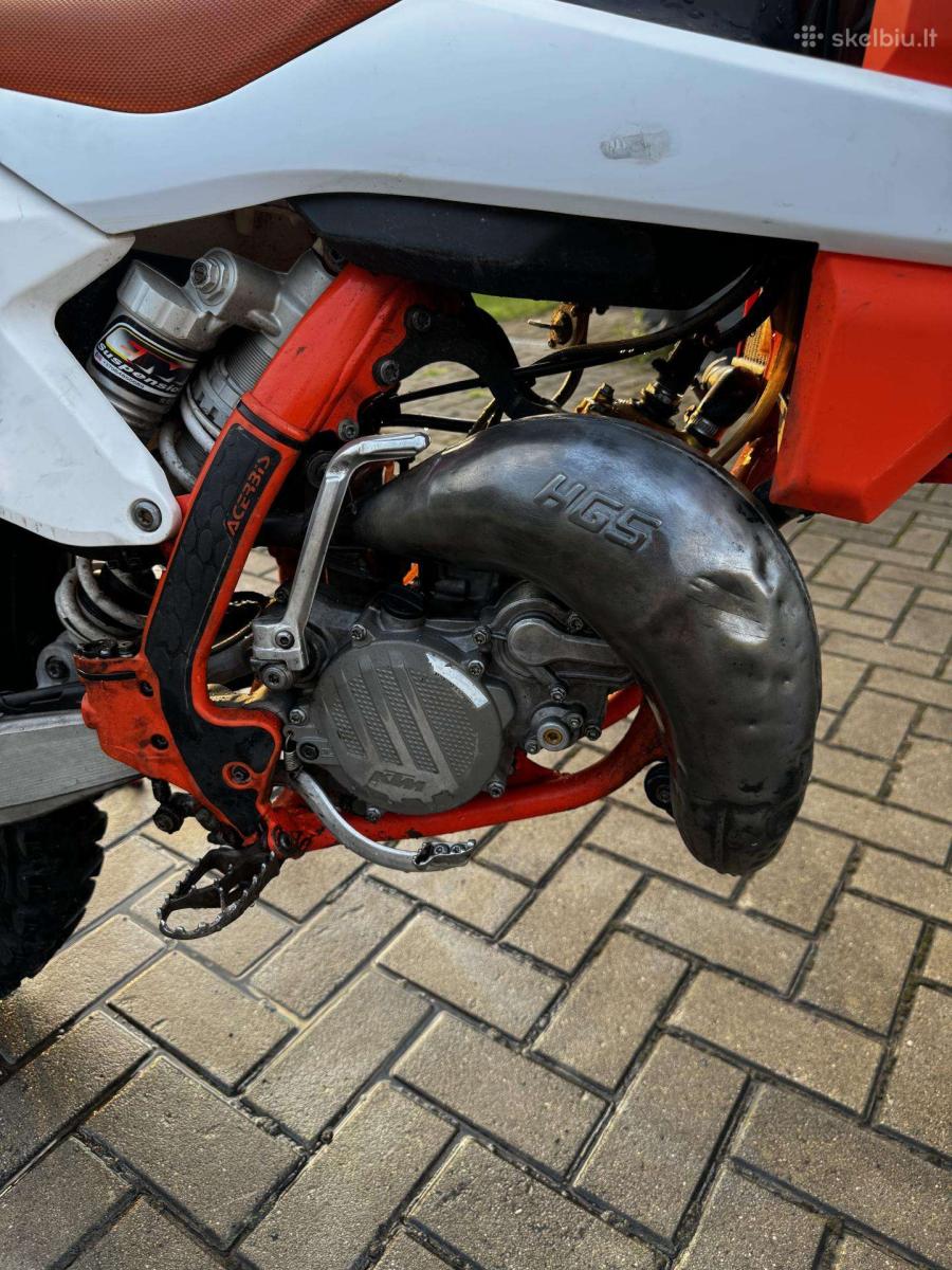 White KTM SX 2022 in Vilnius, with an engine capacity of 85.00 L and mileage of 0 thousand km for 2900 €, photo 5 on AUTOMOTO.COM.LV