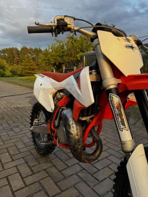White KTM SX 2022 in Vilnius, with an engine capacity of 85.00 L and mileage of 0 thousand km for 2900 €, photo 8 on AUTOMOTO.COM.LV