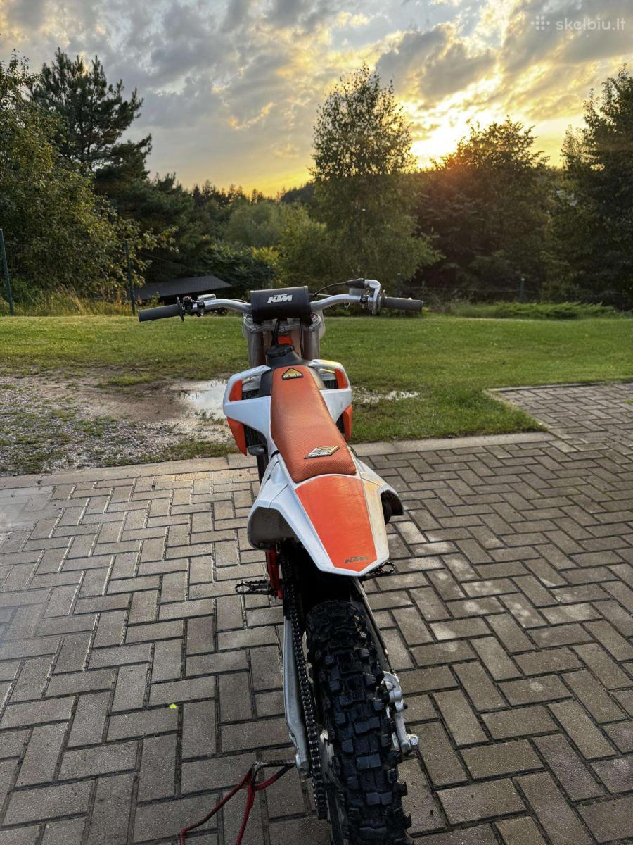 White KTM SX 2022 in Vilnius, with an engine capacity of 85.00 L and mileage of 0 thousand km for 2900 €, photo 10 on AUTOMOTO.COM.LV