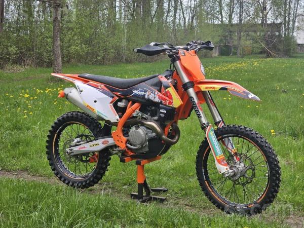 КТМ SXF 450 2018 в Рига, объемом двигателя 0.45 л и пробегом 0 тыс. км за 3450 €, фото 2 на AUTOMOTO.COM.LV