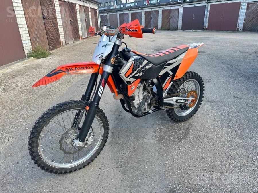 KTM SXF 2007 in Riga, with an engine capacity of 0.45 L and mileage of 0 thousand km for 2400 €, photo 3 on AUTOMOTO.COM.LV