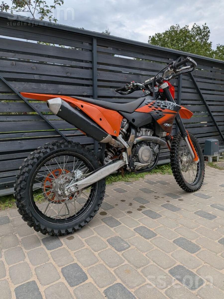 КТМ SXF 2008 в Рига, объемом двигателя 0.45 л и пробегом 0 тыс. км за 2000 €, фото 1 на AUTOMOTO.COM.LV