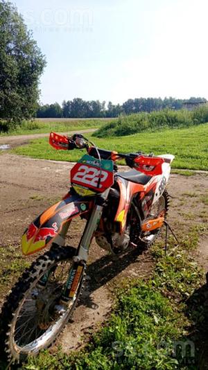 KTM SXF 2012 Dobele, ar dzinēja tilpumu 0.35 L un nobraukumu 0 tūkst. km par 1749 €, foto  vietnē AUTOMOTO.COM.LV