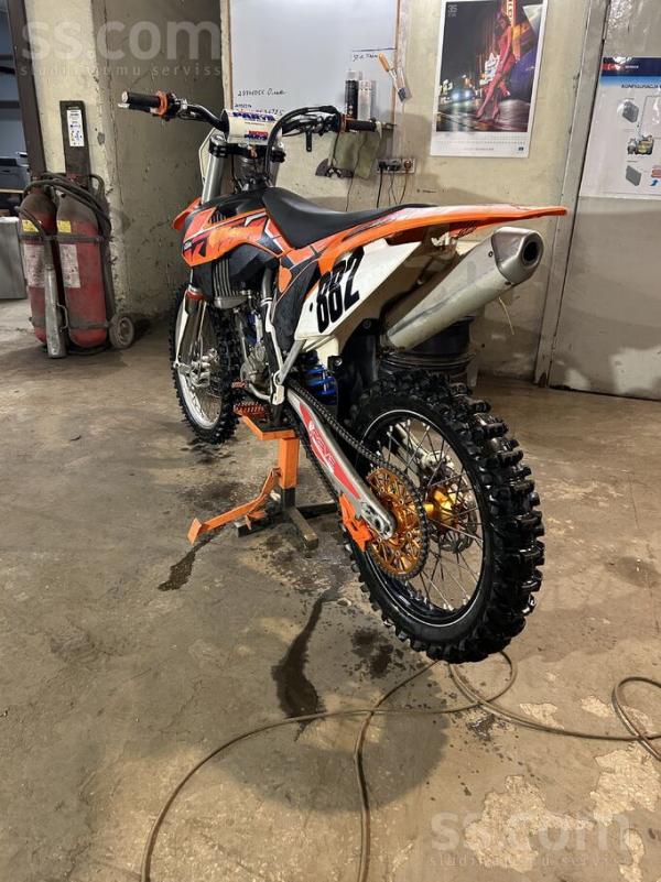 KTM SXF 2014 in Liepaja, with an engine capacity of 0.35 L and mileage of 0 thousand km for 2600 €, photo 4 on AUTOMOTO.COM.LV