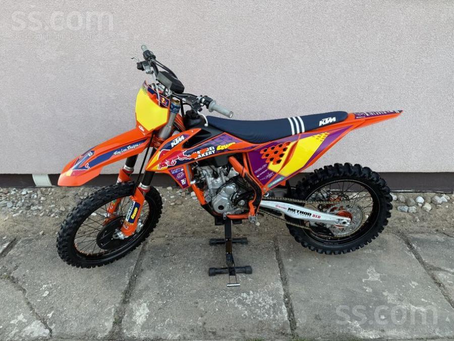 KTM SXF 2022 in Cesis, with an engine capacity of 0.25 L and mileage of 0 thousand km for 6150 €, photo 10 on AUTOMOTO.COM.LV