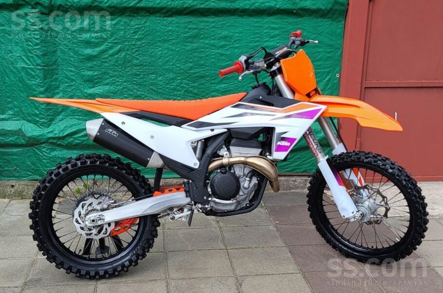 KTM SXF 2024 in Daugavpils, with an engine capacity of 0.35 L and mileage of 0 thousand km for 4800 €, photo 1 on AUTOMOTO.COM.LV