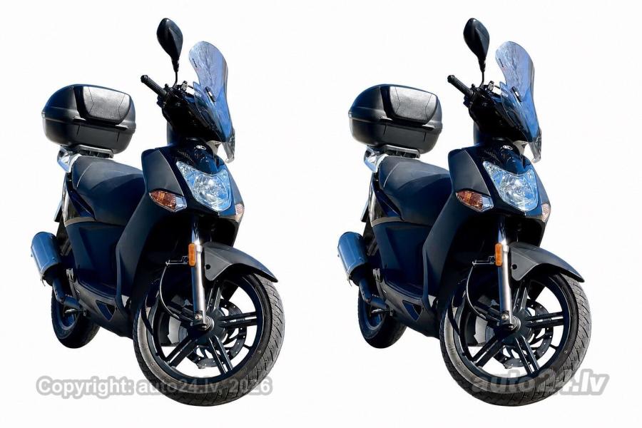 Melns Kymco Agility 50 2012 Tallina, ar dzinēja tilpumu 49.00 L un nobraukumu 6 tūkst. km par 1200 €, foto 1 vietnē AUTOMOTO.COM.LV